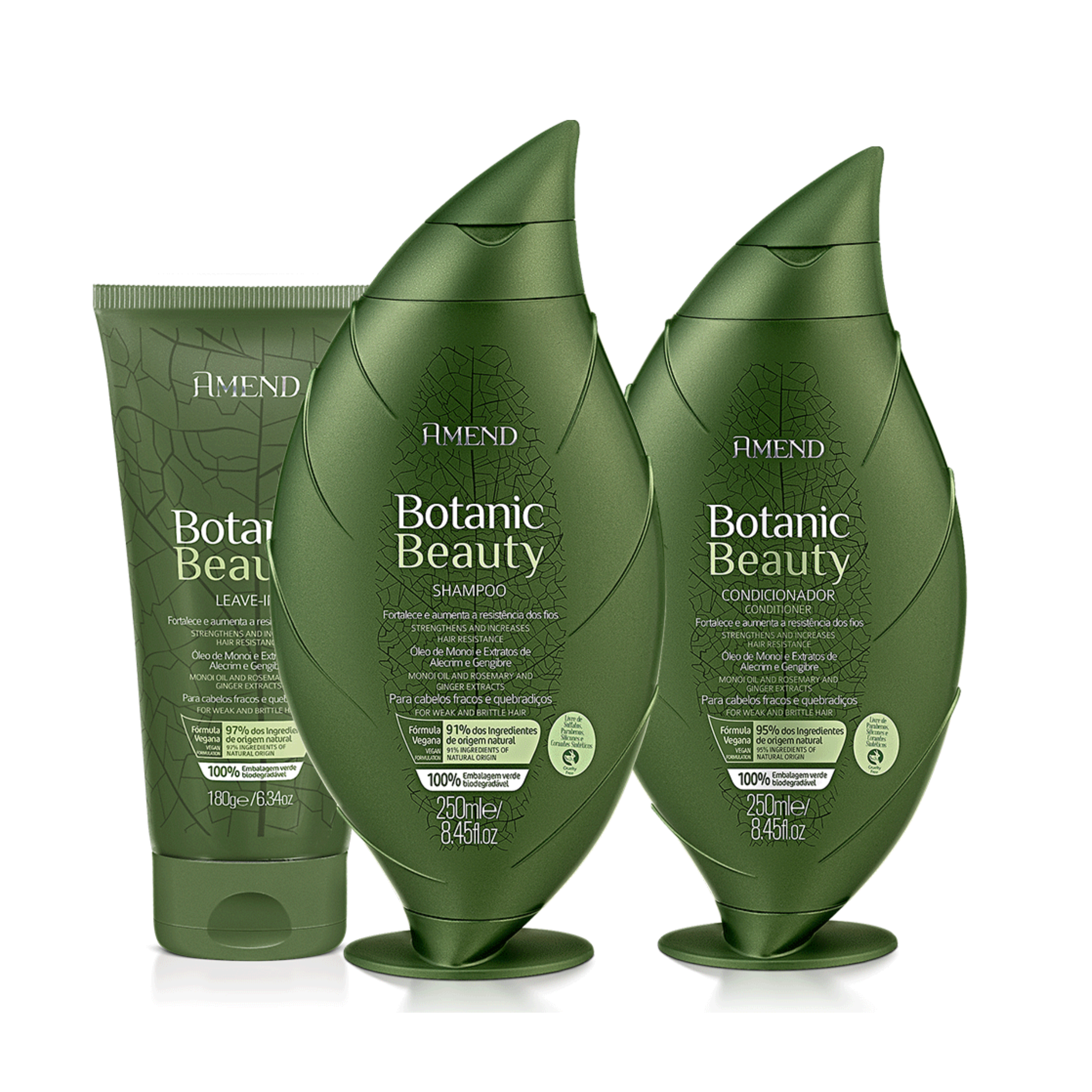 Amend Botanic Beauty Kit x 3 products with Leave-in (Green Line) – ne-kato